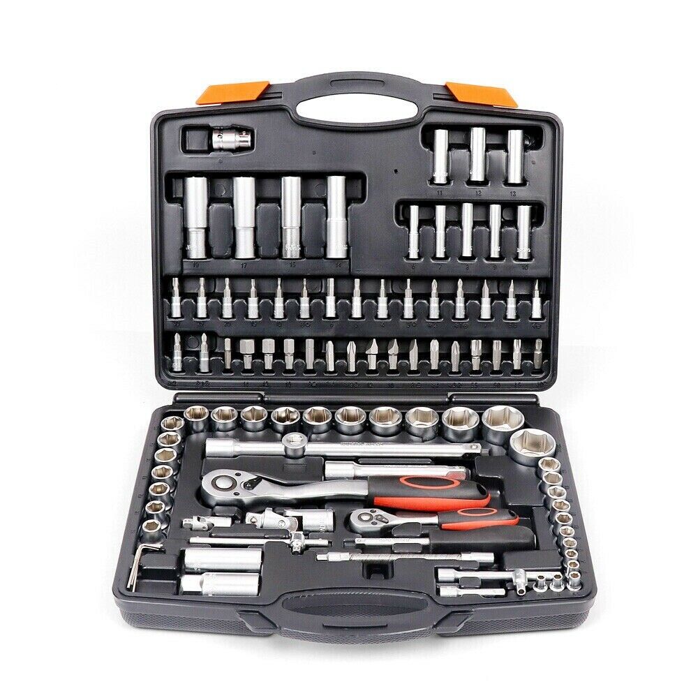 94Pc Socket Ratchet Wrench Set Screwdriver Bits Extension Torx Hex 1/4 | RnR Galore